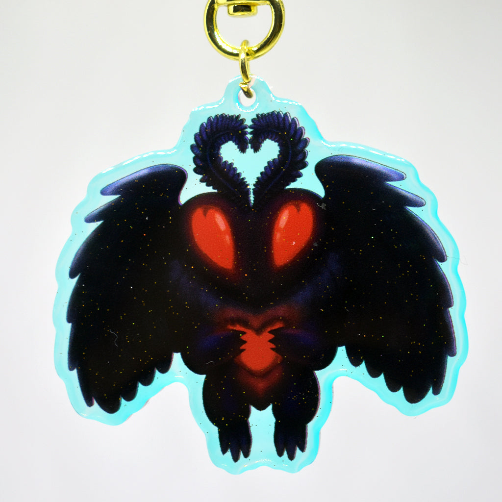 Mothman Cryptid Charm – Hyde Hermit Studio