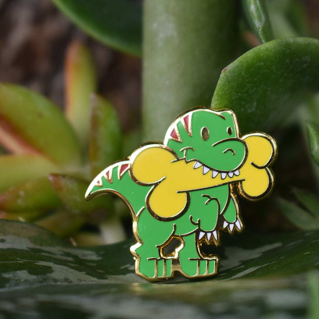 Raptor Bone Hard Enamel Pins – Hyde Hermit Studio