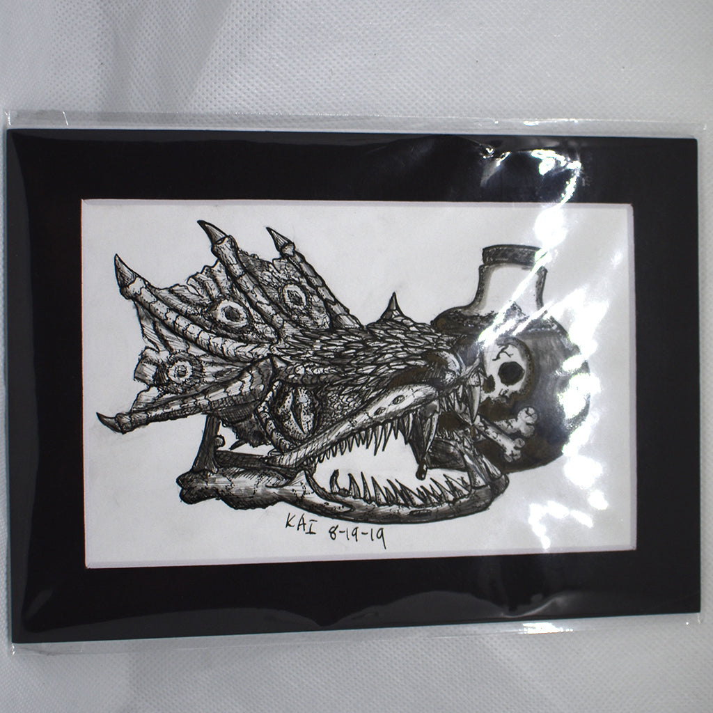 Sketchtober 2019 Traditional Drawing Basilisk – Hyde Hermit Studio