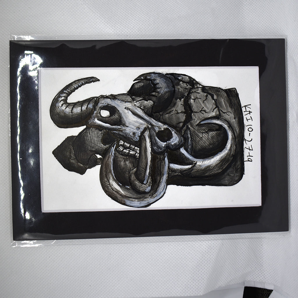 Sketchtober 2019 Traditional Drawing Behemoth – Hyde Hermit Studio